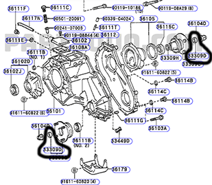 4WDbits Toyota 185 Transfercase Companion Flange Oil Seal