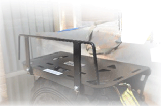 4WDbits Spare Wheel Tray With Ratchet Tie Down