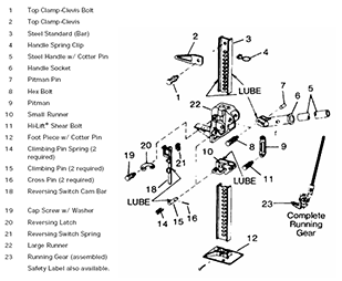 4WDbits Hi-Lift Jack Parts