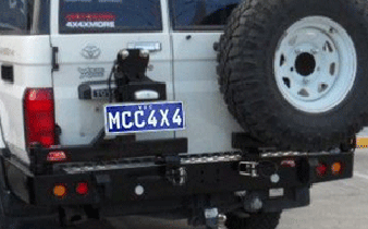 4WDbits Landcruiser HVDJ 76/78/79 Troopy Rear Bar