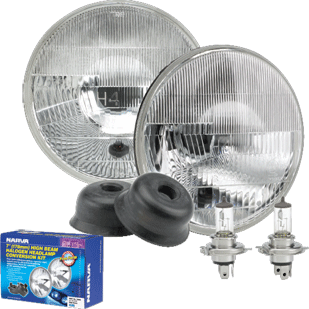 4WDbits Narva Halogen 12 Volt 100/55 Watt 178mm (7 Inch) Headlight Kit