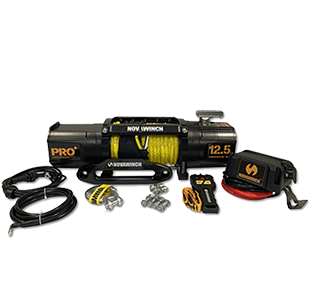 4WDbits Novawinch Pro Plus 12.5 5680kg (12500lb), 12 Volt Winch ...