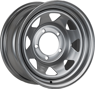 4WDbits Dynamic Steel Rim 15 x 7 PCD 5/139.7 Offset +10 Black