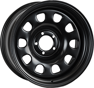 4WDbits Steel Rim 17 x 8 PCD 5/114.3 Offset -5 Black D Window