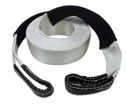4WDbits 9 Meter Snatch Strap 100mm 11000kg - White/Black