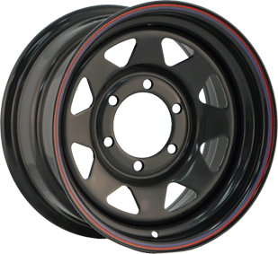 4WDbits Steel Rim 17 x 10 PCD 6/139.7 Offset -44 Black