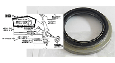 4WDbits Toyota IFS Steering Knuckle Inner Dust Seal