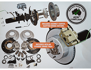 4WDbits Isuzu DMax 2012 On Rear Disc Brake Conversion Kit
