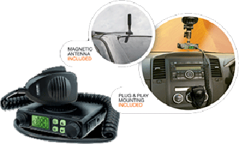 4WDbits Uniden Compact UHF Radio Kit