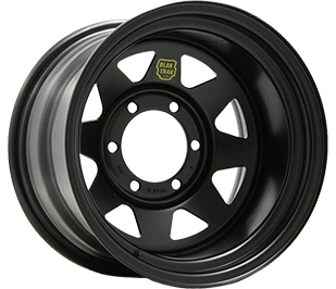 4WDbits ROH Steel Rim 16 x 7 PCD 6/139.7 Offset +30 Black
